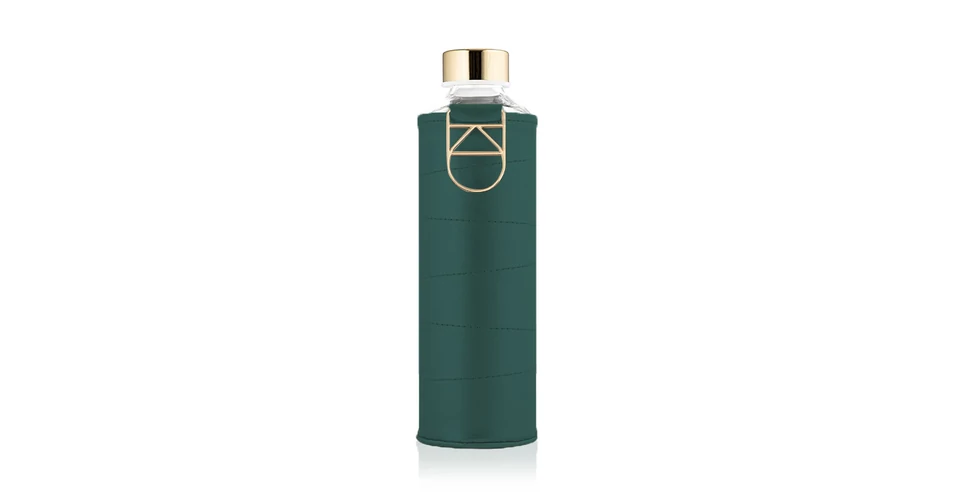 EQUA kulacs MISMATCH 750 ml, üveg Green Forest