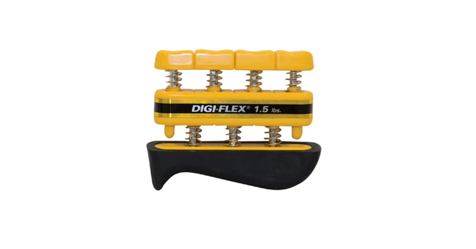 Digi-Flex hand/finger exercise system, kéz/ujj erősítő, sárga, erősség ...